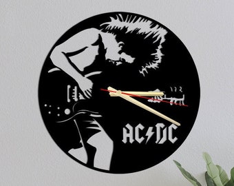 Ac Dc Clock - Etsy