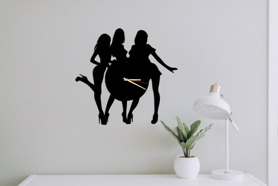 Aesthetic Girls Wall Clock Women Wall Decor Feminine Art - Etsy