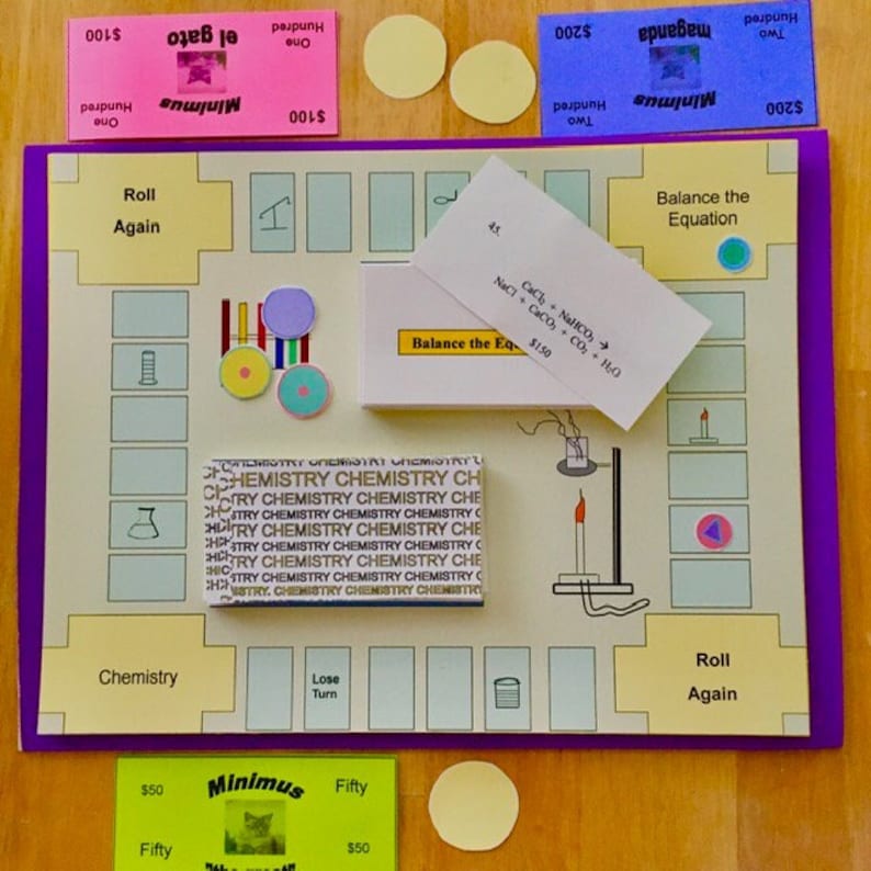 Chemistry Game - Etsy