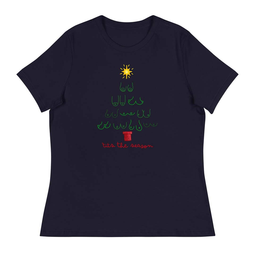Tits The Season Womens Relaxed T Shirt Etsy