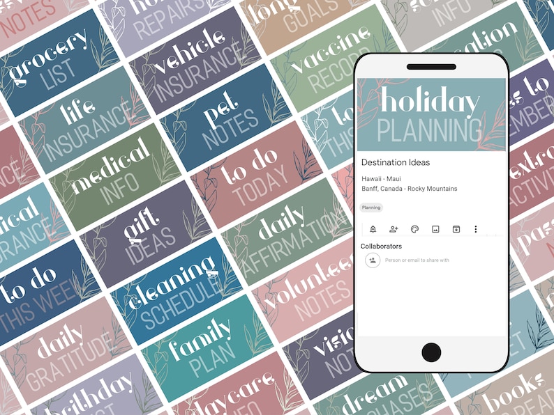 Google Keep Headers: 50 Canva Template Designs, Note Taking, Planner ...