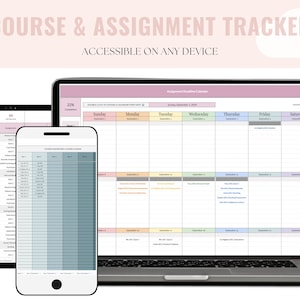Student Course & Assignment Tracker: University Planner, College ...
