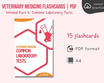 Veterinary Reference Cards - Etsy