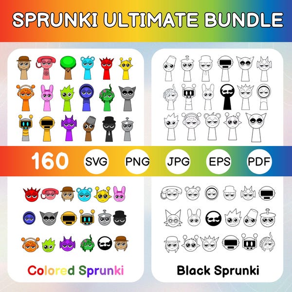 Sprunki Svg - Etsy