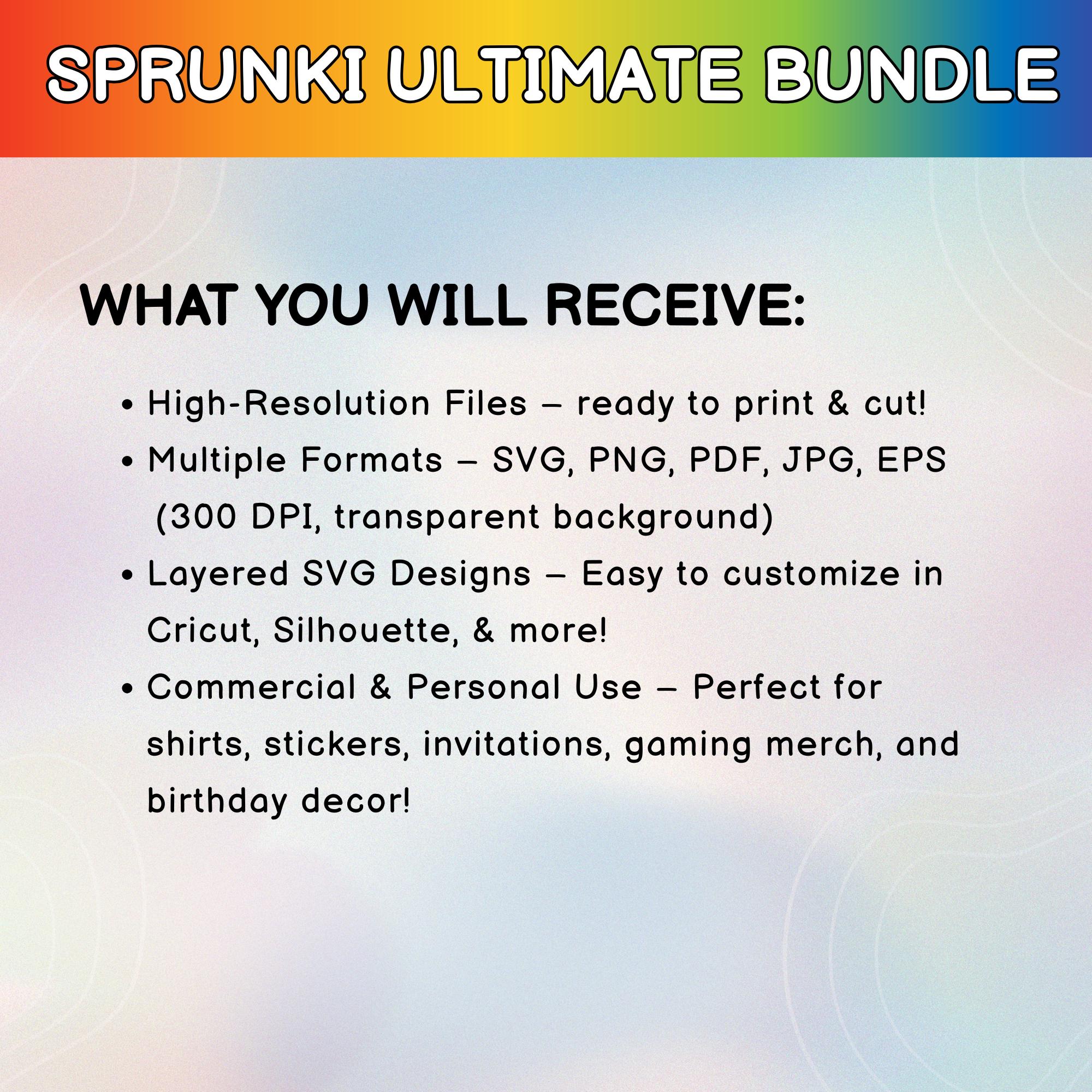 160 Incredibox Ultimate Sprunki Svg Bundle Sprunki Beats Gaming Clipart ...