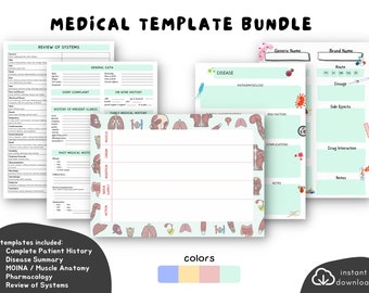 Medical History Card - Etsy