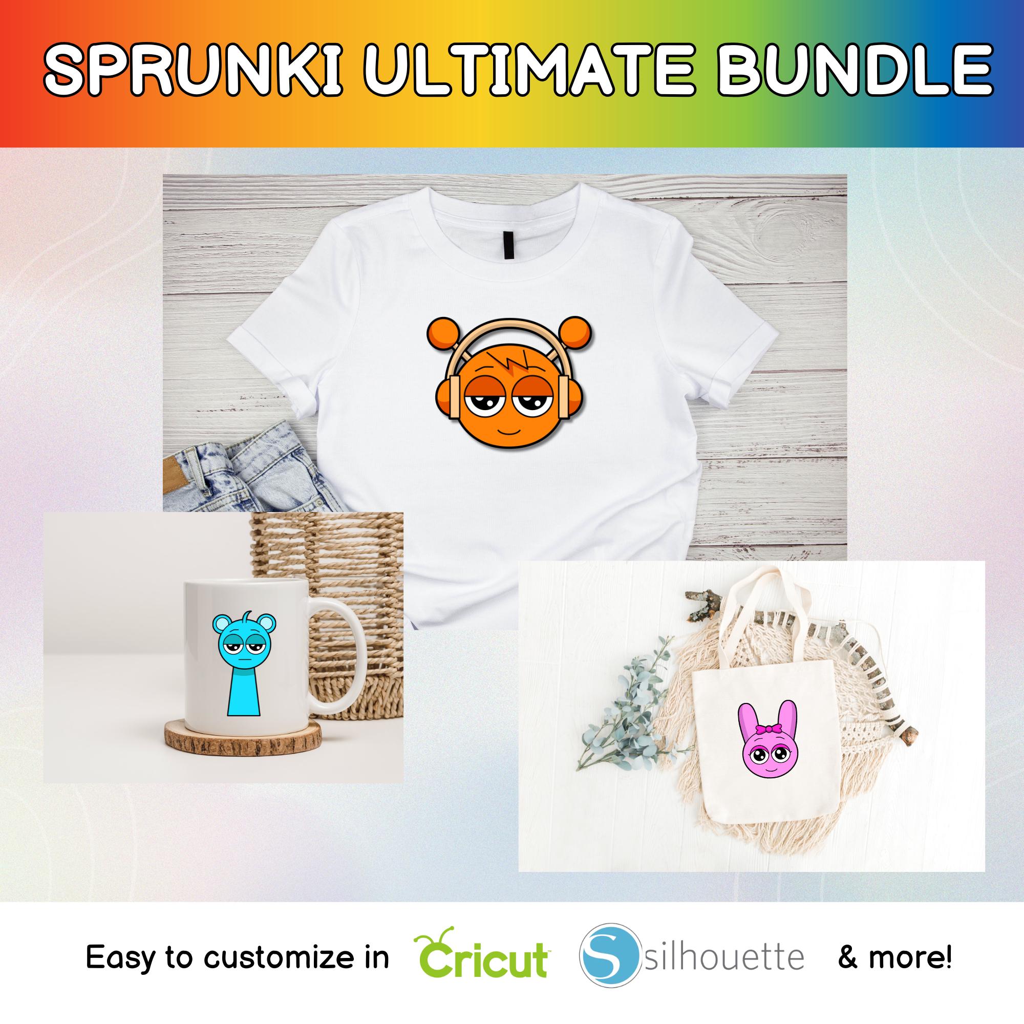 160 Incredibox Ultimate Sprunki Svg Bundle Sprunki Beats Gaming Clipart ...