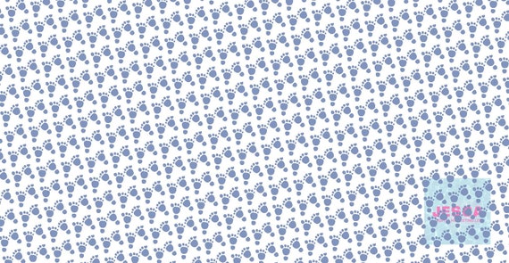 Baby Feet Footprint Blue Instant Digital Download Pattern Png - Etsy