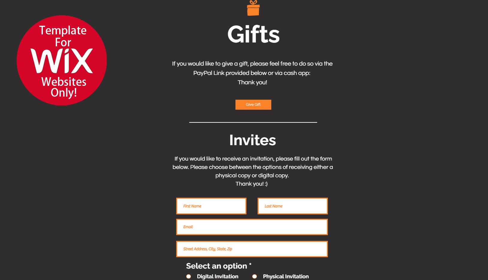 Wix Website Template - Graduate Design - Creative Wix Layout - Simple ...