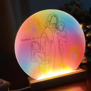 Bible Verse LED Light Custom Bible Verse Night Light LED - Etsy