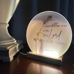 Bible Verse LED Light Custom Bible Verse Night Light LED Christian ...