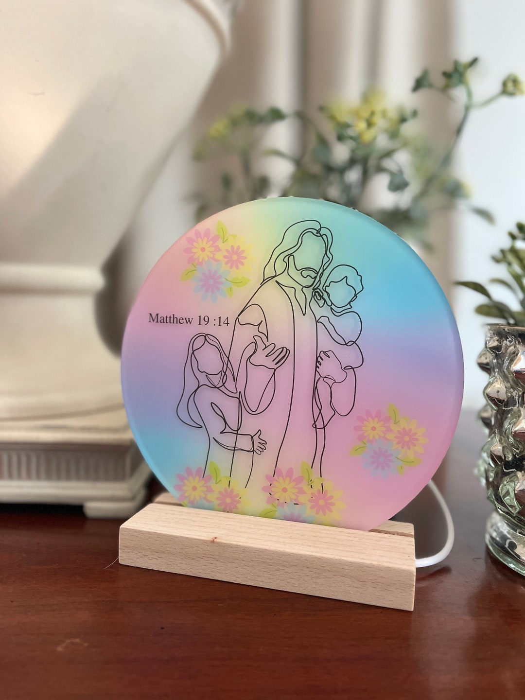 Bible Verse LED Light Custom Bible Verse Night Light LED - Etsy