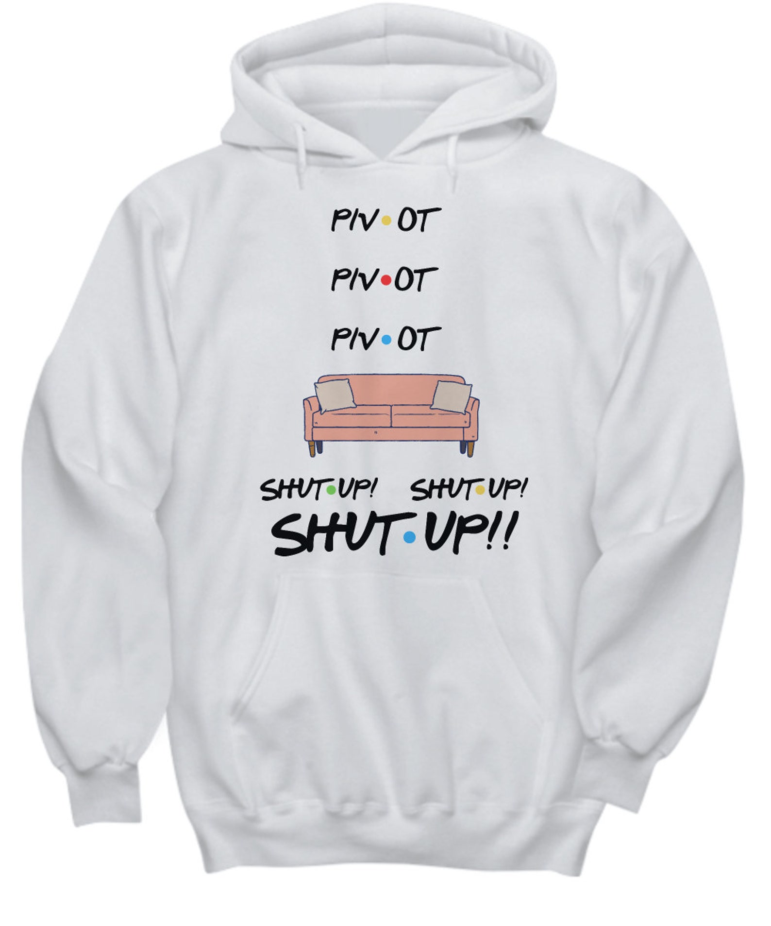 Funny Friends Merch Inspired by Ross Chandler and Rachel White Pivot ...