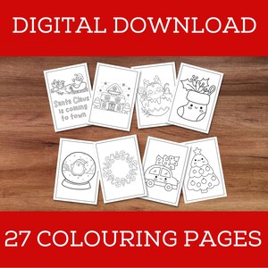 27 Printable Christmas Colouring Pages - 27 Cute Christmas Colouring ...