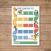 Safari Animals Printable Reward Chart for Kids - Digital Download ...