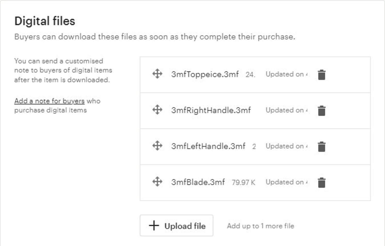 Digital Download / 3d Printed Balisong 3MF Files / Rounded Blade - Etsy