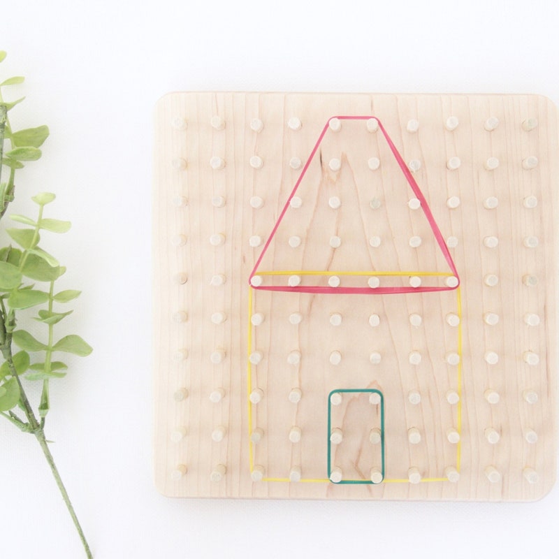 Wood Geoboard - Etsy