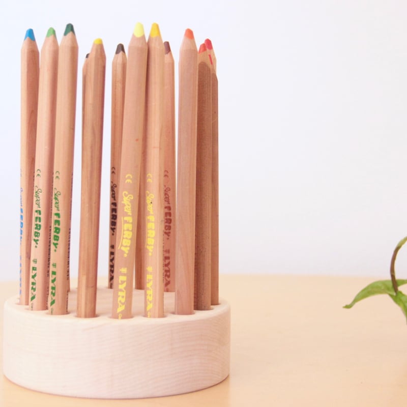Colored Pencil Holder - Etsy