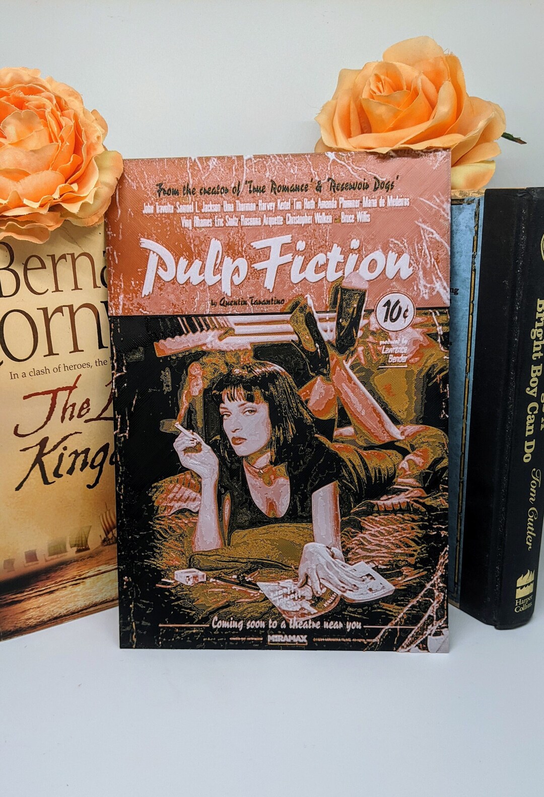 Large Vintage Pulp Fiction Movie Fridge Magnet 3D Printed Movie Poster ...