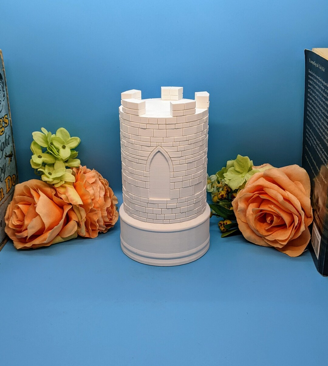 Large Chess Pieces 3D Printed White Rook Eco Friendly Giant Decorative ...