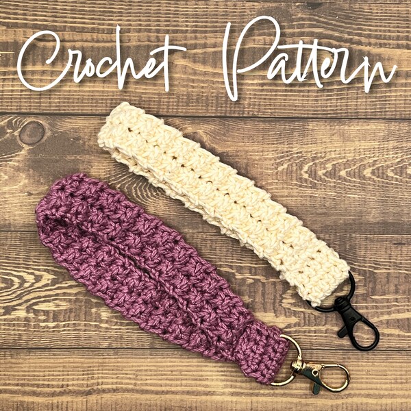 EASY CROCHET PATTERN Wristlet Keychain Strap - Etsy Canada