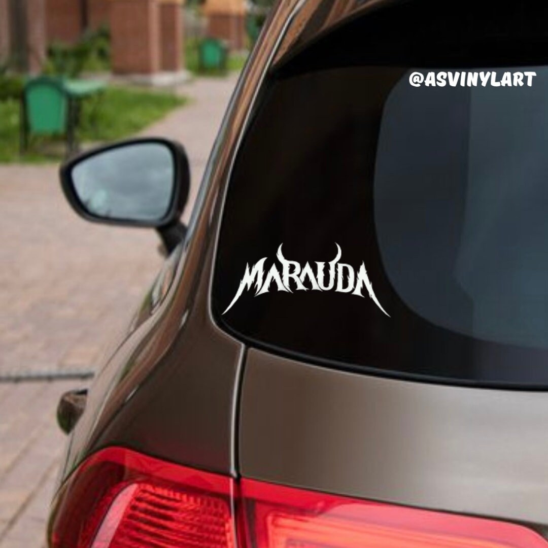MARAUDA, Dubstep, Riddim, Bass, DJ Vinyl Car Decal, Laptop, EDM Sticker ...