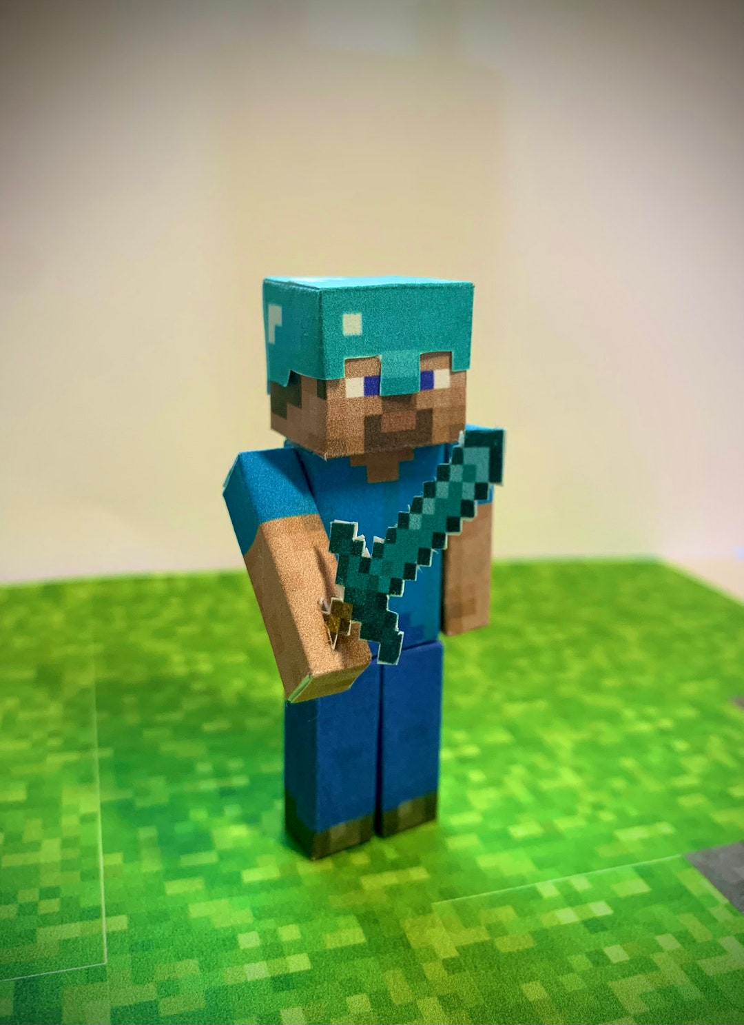 Minecraft Steve Instant Download Paper Figure Template Minecraft ...