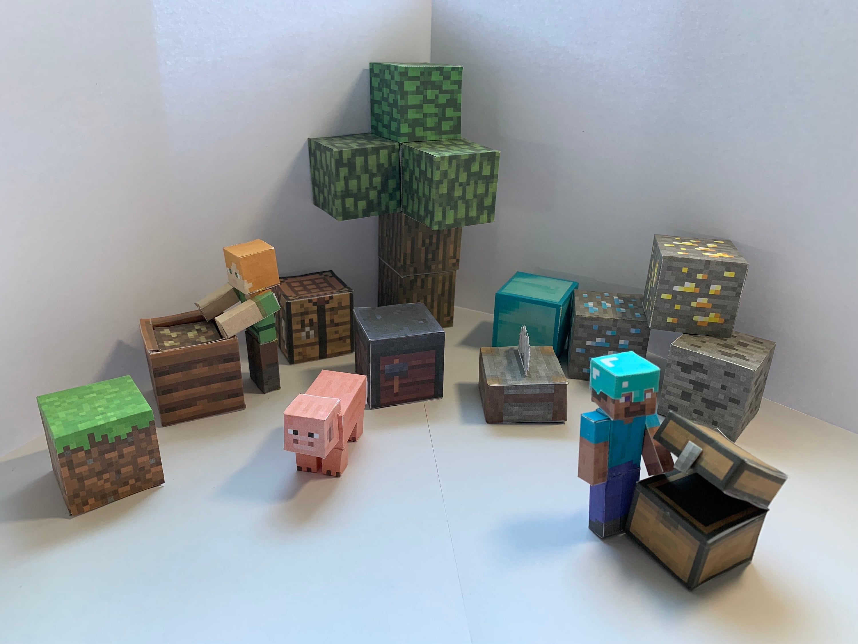 Minecraft Printable Paper Block Paper Instant Download Print to Print ...