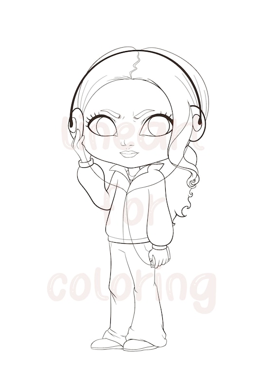 Cute Max Drawing Lineart Clipart for Coloring - Etsy