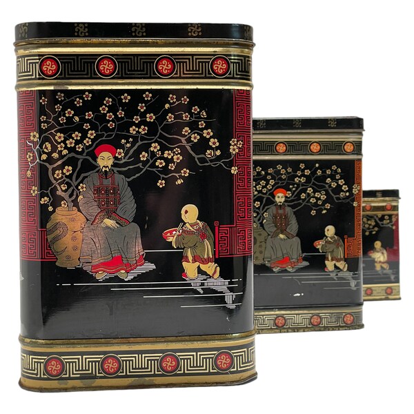 Asian Canister - Etsy