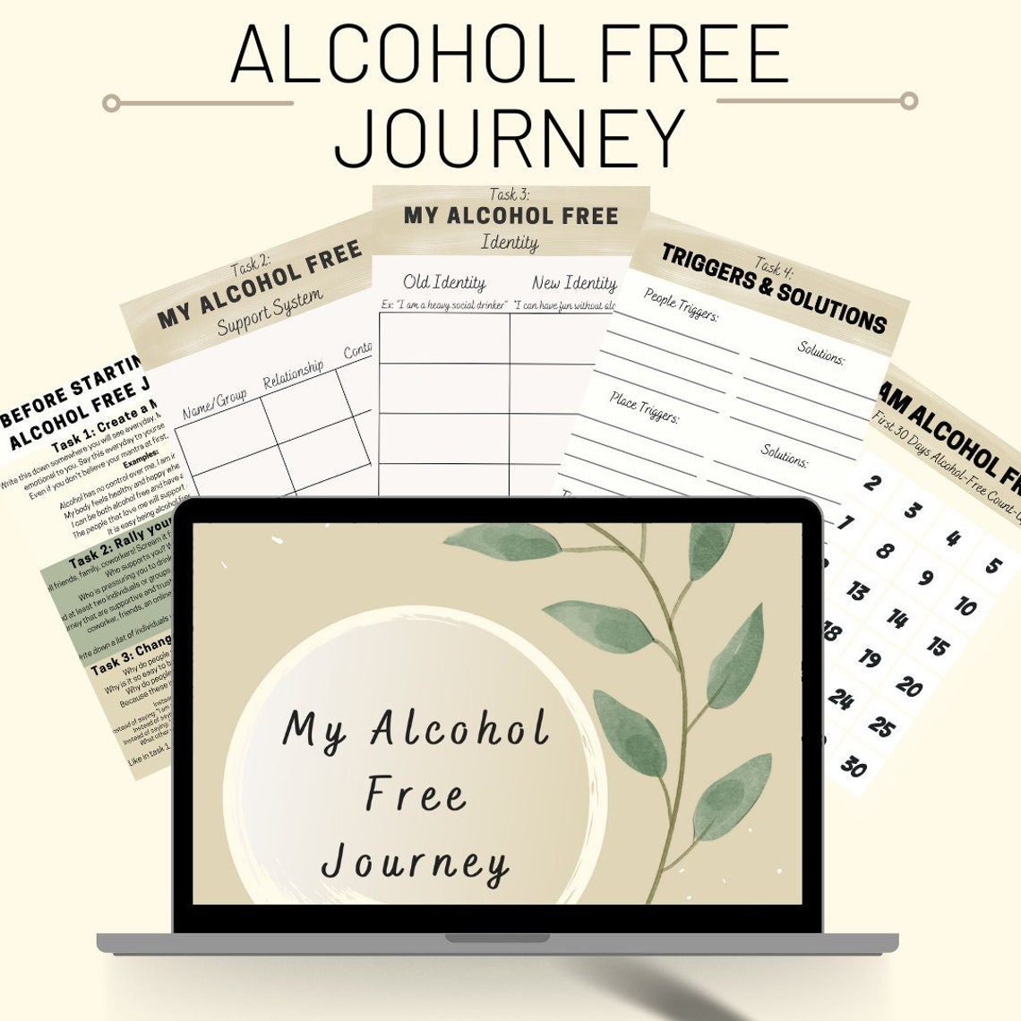Quit Drinking Alcohol: My Alcohol Free Journey Digital - Etsy