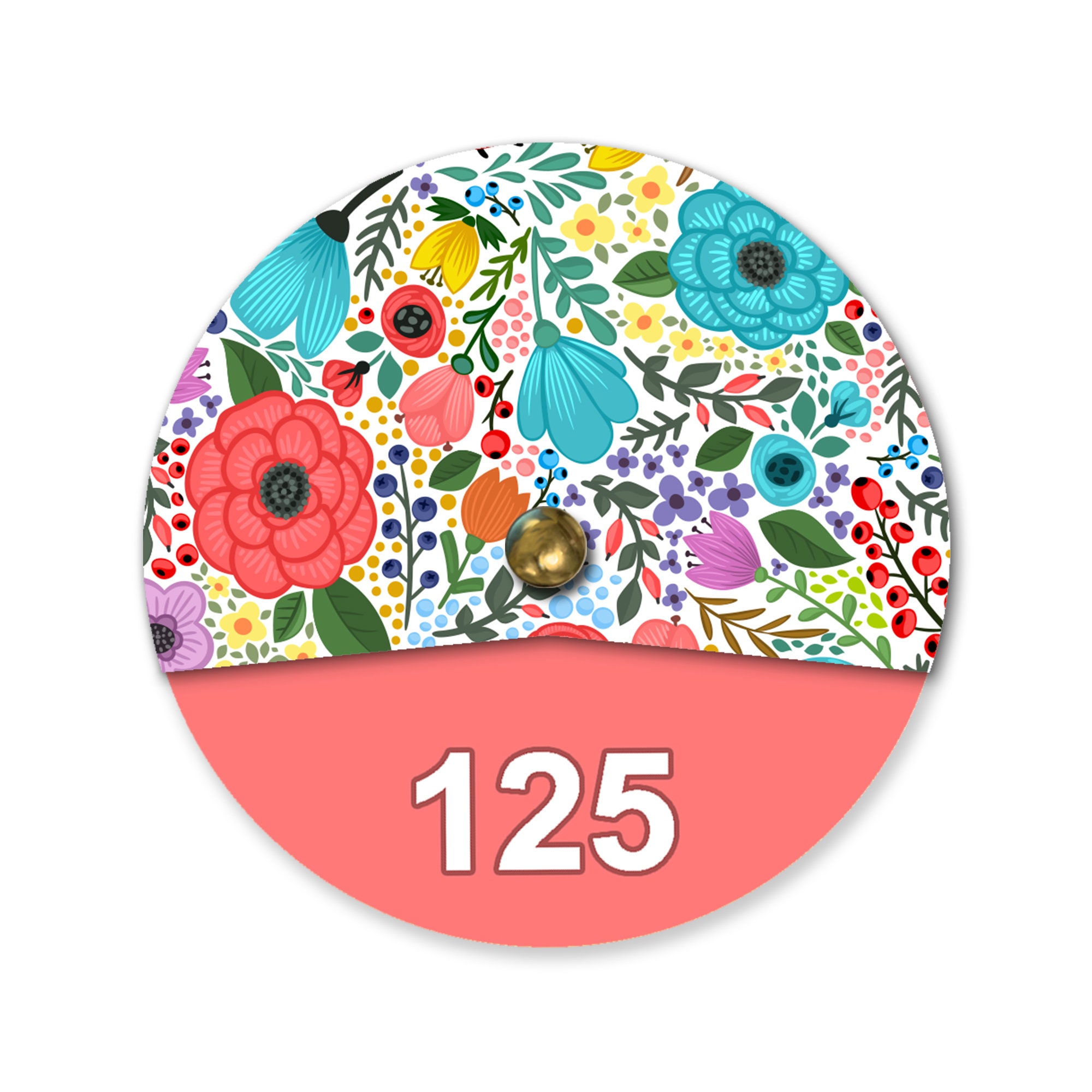 Canasta Meld Keeper Canasta Game Accessory Pink Flower Floral Gift for ...