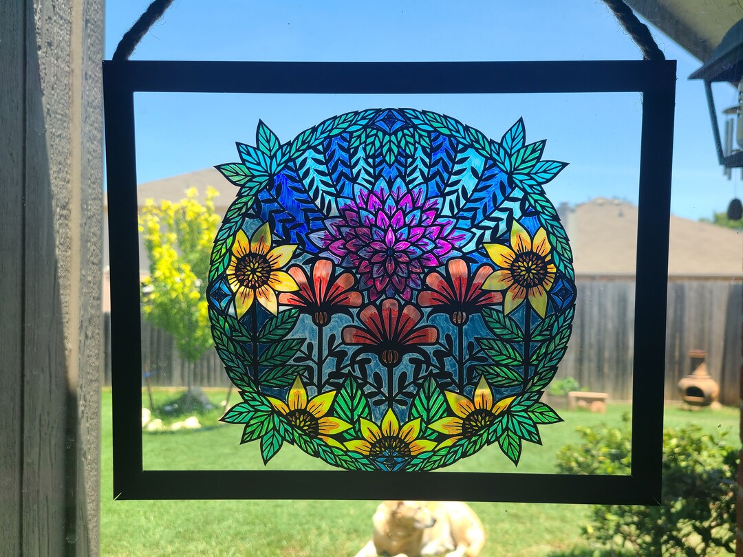 Faux Stained Glass - Etsy