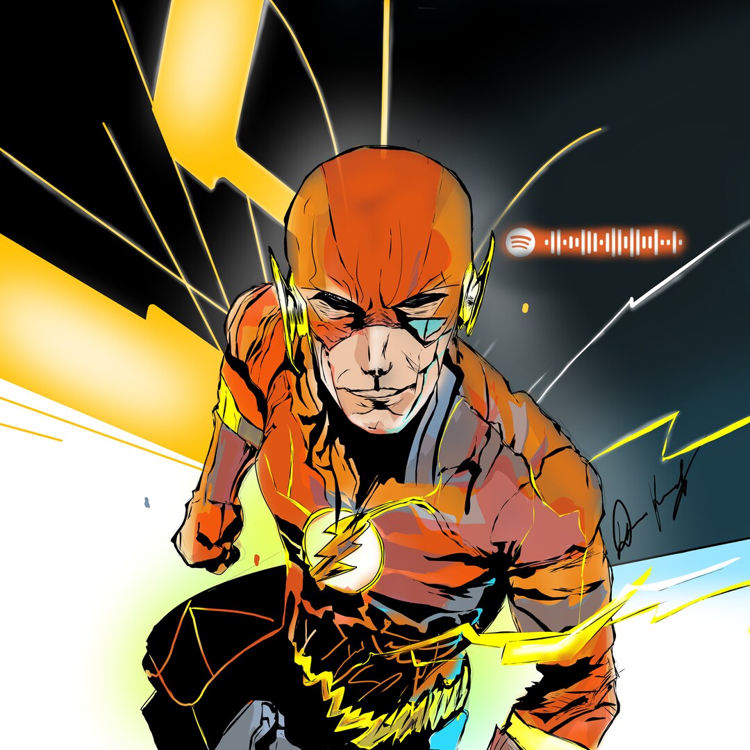 Printable Superhero Digital Drawing 11x14 - Etsy