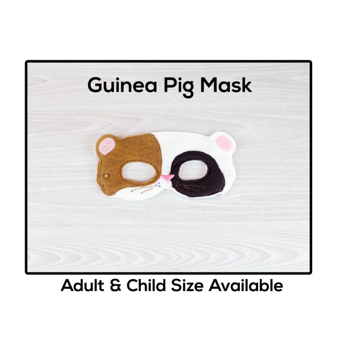 Guinea Pig Felt Mask-adult or Child Size Mask-costume-creative ...
