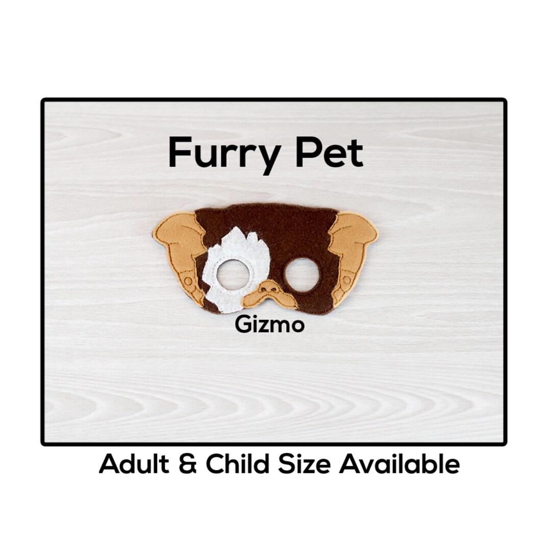 Furry Animal Mask-adult or Child Size Felt Mask-costume-creative ...
