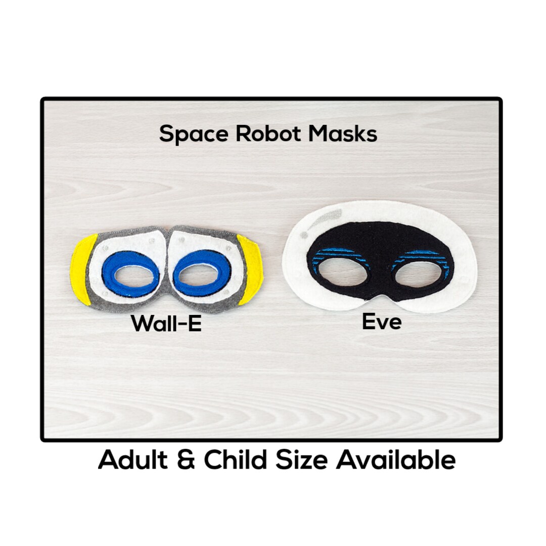 Space Robot Masks-adult or Child Size Felt Mask-costume-creative ...