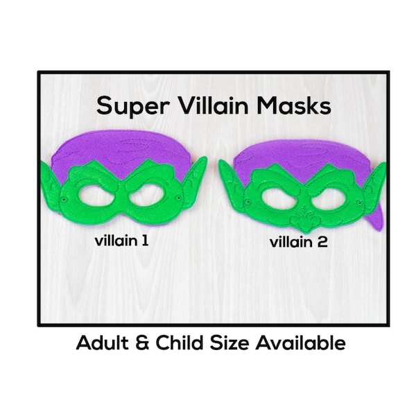 Felt Masks - Etsy