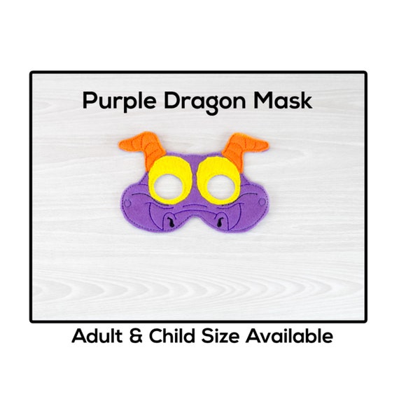 Purple Dragon Mask-adult or Child Size Felt - Etsy
