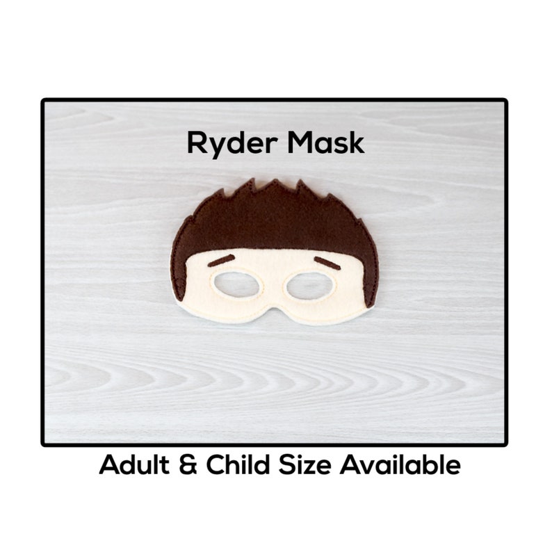Ryder Mask-adult or Child Size Mask-felt - Etsy