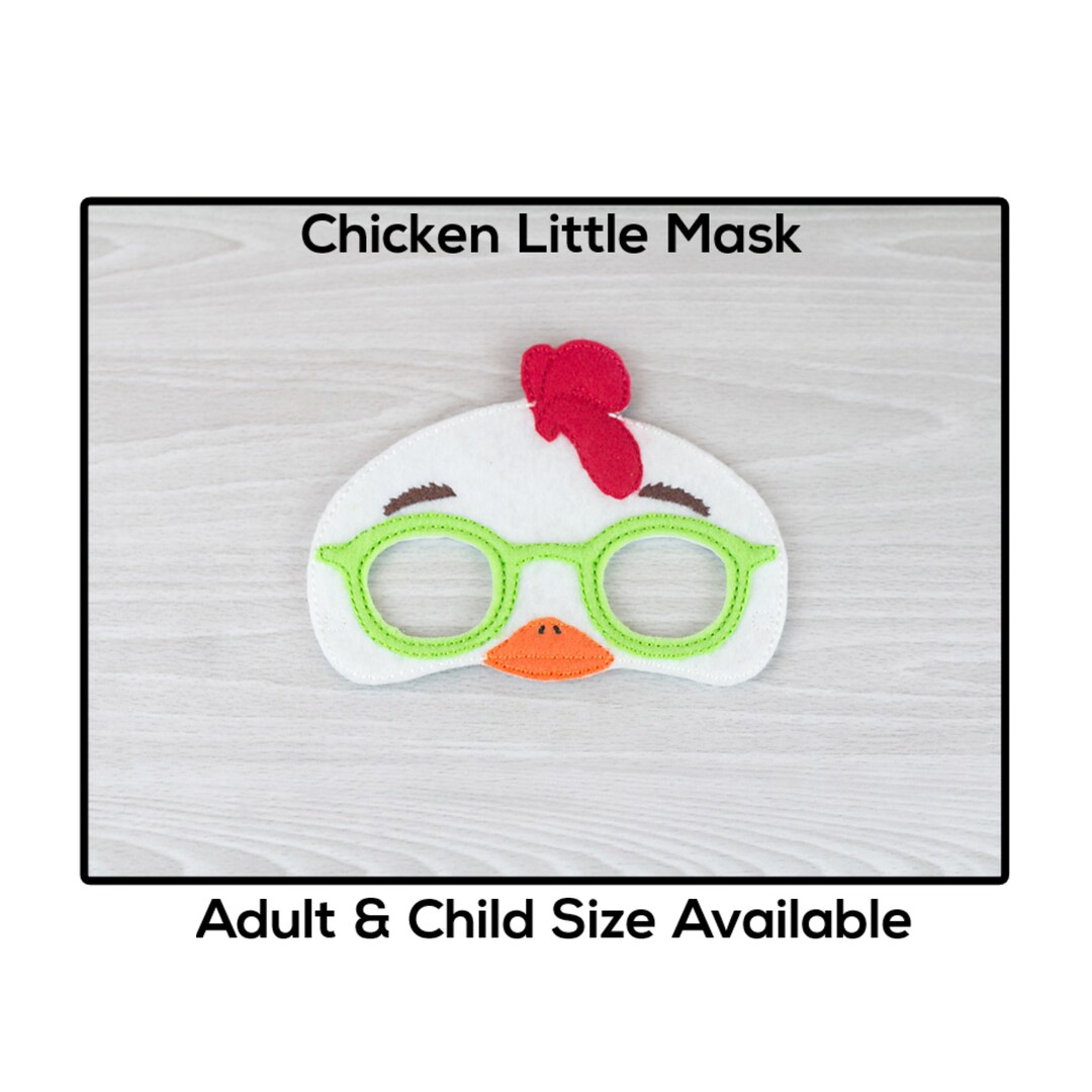 Chicken Little Mask-adult or Child Size Felt Mask-costume-creative ...