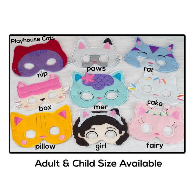 Gabby Dollhouse Costume Mask - Etsy