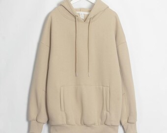 Mens No Drawstring Hoodie - Etsy UK