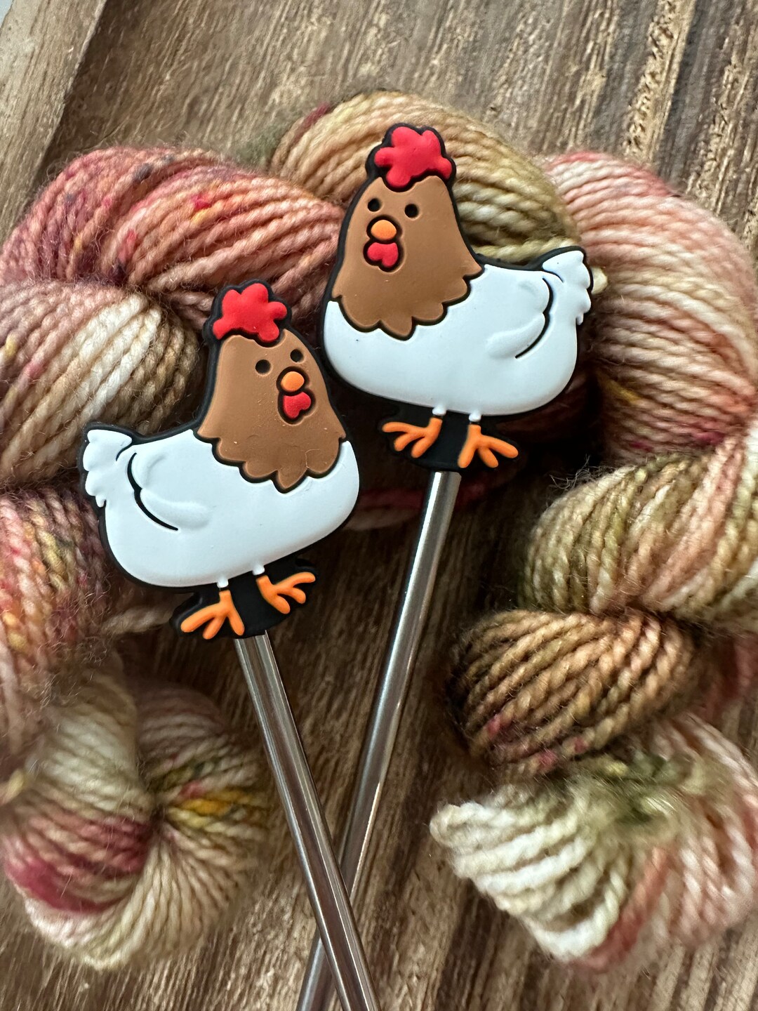Chicken Stitch Stoppers: Knitting Needle Point Protectors - Etsy