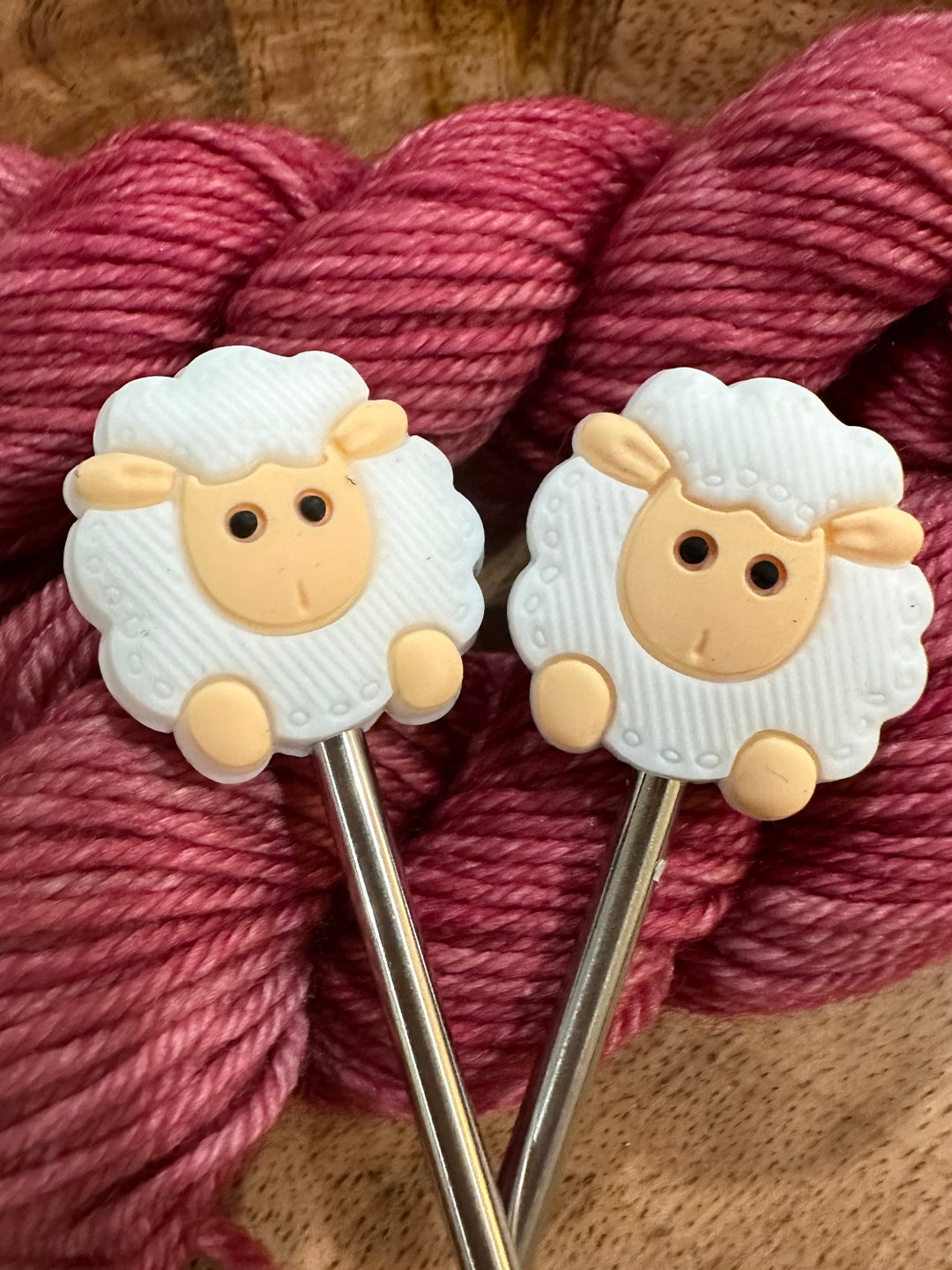 Sheep Stitch Stoppers: Knitting Needle Point Protectors - Set of 2 - Etsy