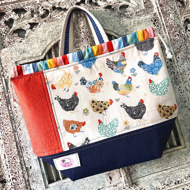 Patchwork Chicken - Etsy