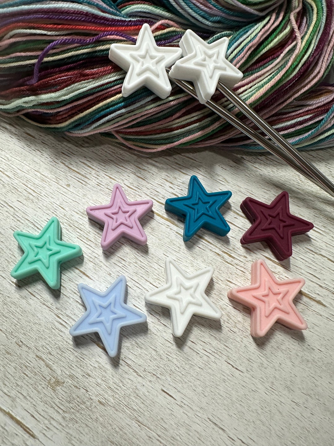 Star - Stitch Stoppers - Knitting Needle Point Protectors - Knitting ...