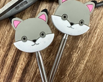 Frog & Daisy - Stitch Stoppers - Knitting Needle Point Protectors ...