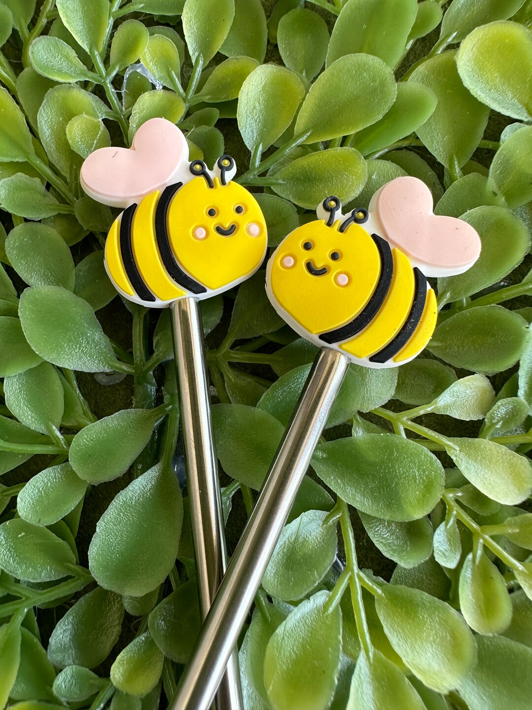 Bees & Honey Stitch Stoppers Knitting Needle Point Protectors Knitting ...