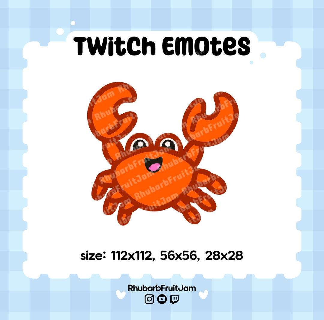 Animated Dancing Crab Crab Rave Twitch Discord Streaming Emote - Etsy